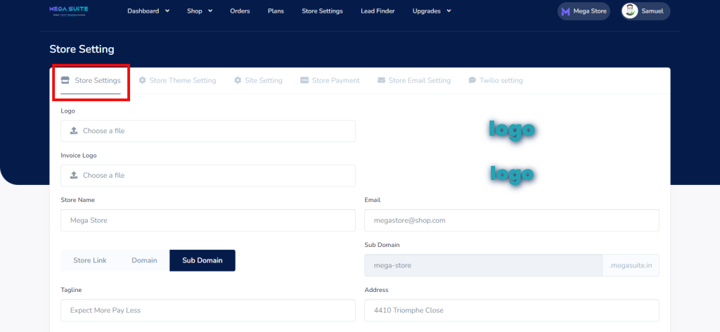 Customize Your Store Theme Setting – Megasuite KB